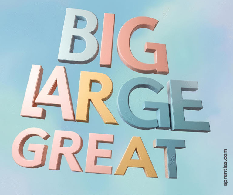 La diferencia entre BIG, LARGE y GREAT - Cursos de Idiomas Online